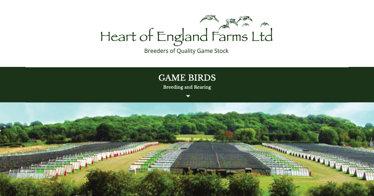 Heart of England Farms | Game Birds Breeding | Game Birds Rearing ...